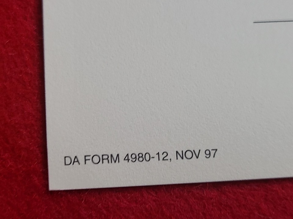 Original US Army Meritorious Service Medal Certificate MSM | eBay