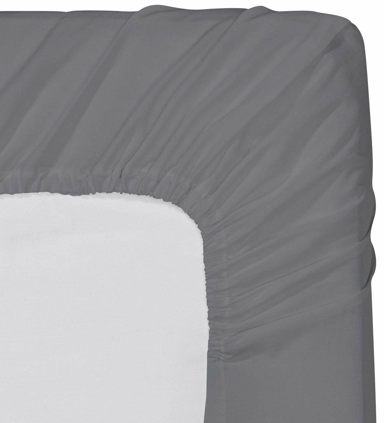 100% Cotton Fitted Sheets Only 600 Thread Count Solid Fitted Sheet | eBay