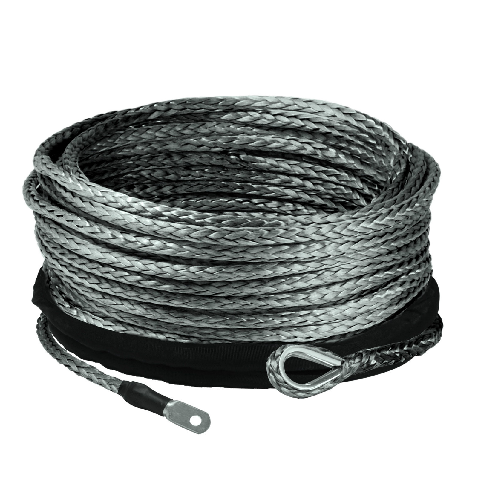 11mm X 28m Dyneema SK75 Winch Rope Synthetic Car Tow Recovery Cable Off ...