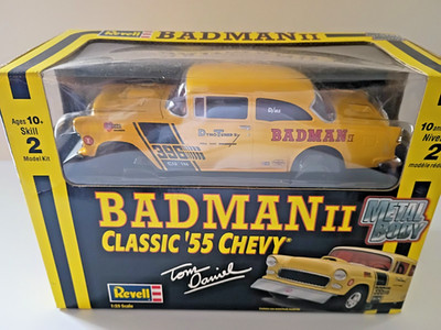 Revell Tom Daniel BADMAN 1955 Chevy Diecast model kit (Vintage kit) New ...