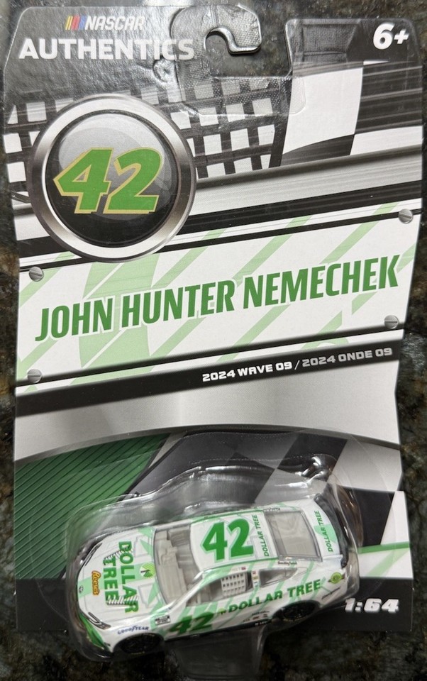 2024 John Hunter Nemechek #42 Dollar Tree 1/64 Diecast NASCAR ...