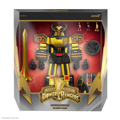 Mighty Morphin Power Rangers ULTIMATES! Megazord (Black & Gold) Action ...