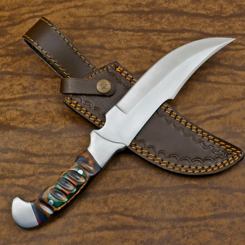 Rody Stan HANDMADE D2 CUSTOM PAKKA WOOD BOWIE HUNTING CAMPING KNIFE - AS-8806 | eBay