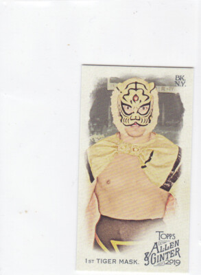 Tiger Mask 2019 Topps Allen & Ginter Mini Rookie #166 A & G Back RC WWE ...