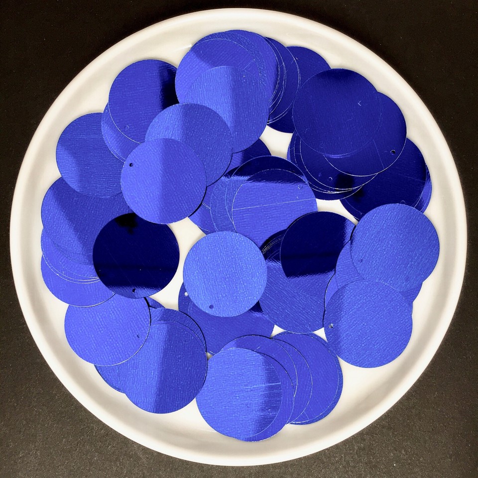 Large Sequins/Round Discs 100 x 24 mm- 18 colours. Festival/Costume ...