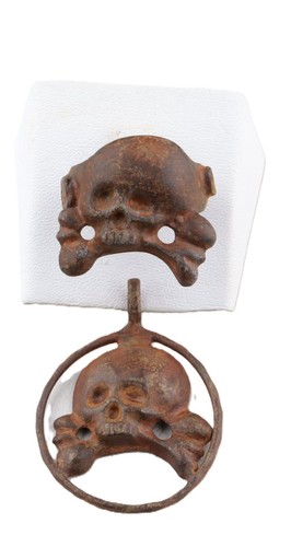 ww2 WWII Skull Bones Ring war period ww1 WWI Battlefield artifact ...