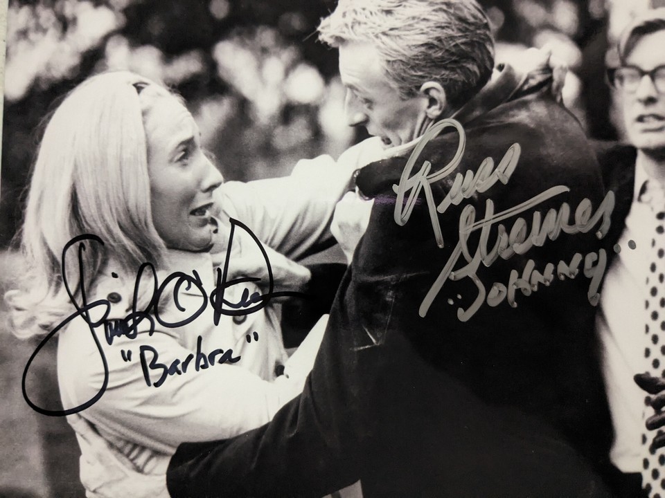 Judith O'DEA Russ STREINER 2x Signed Night of the Living Dead 8x10 ...