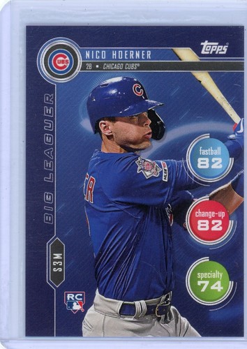 2020 Topps Attax Nico Hoerner Chicago Cubs Rookie 33M Big League Card ...