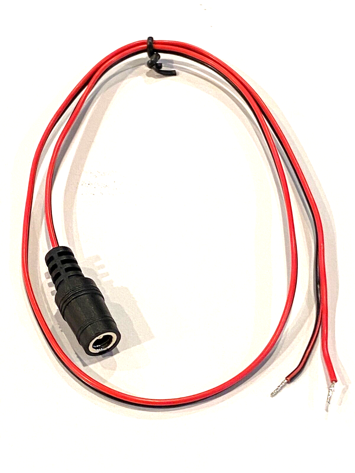 2ft. 24 inch 2.1mm x 5.5mm DC female jack to open bare wire Adapter ...