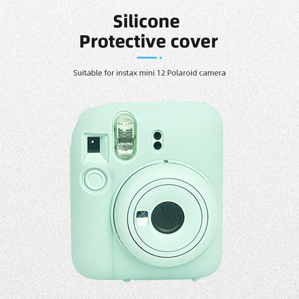 Silicone Camera Sleeve Dustproof Protective Cover for Instax Mini 12 ...