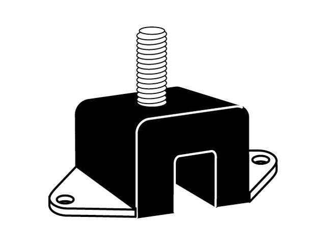 Front Engine Mount 59RPKM72 for CJ5 FC150 Willys CJ3 CJ6 1970 1962 1959 ...