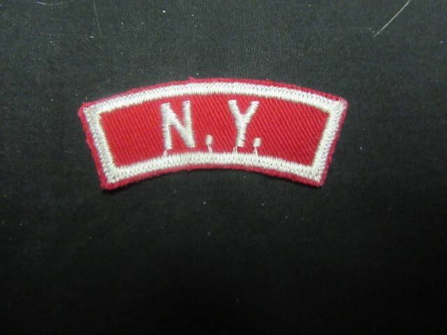 N.Y. New York Red and White State Strip IN4 | eBay