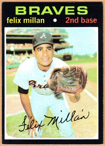 1971 Topps Baseball #81 Felix Millan [EX/MT+] | eBay