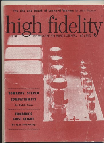 High Fidelity Magazine Vol. 10 # 06 June 1960 Leonard Warren Igor ...