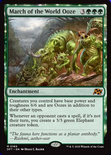March of the World Ooze NM, English MTG Aetherdrift: Main Set | eBay