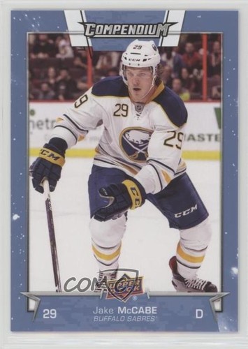 2017-18 Upper Deck Compendium Blue Jake McCabe #330 | eBay