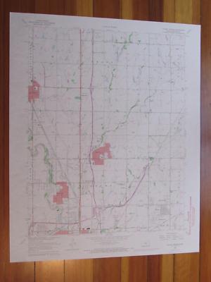 Valley Center Kansas 1971 Original Vintage USGS Topo Map | eBay