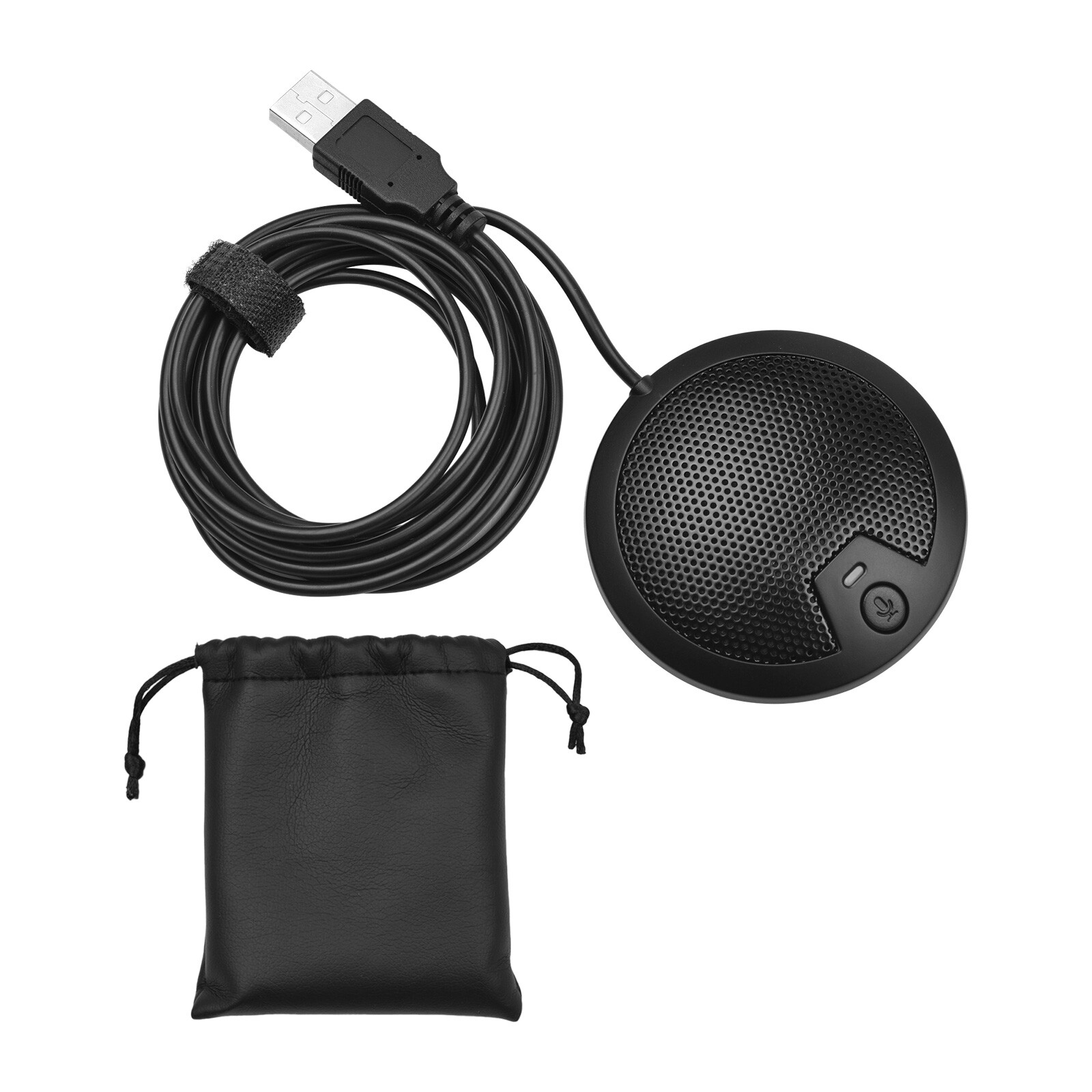 USB Desktop Condenser Microphone 360° Omnidirectional Mic with 2m Long ...