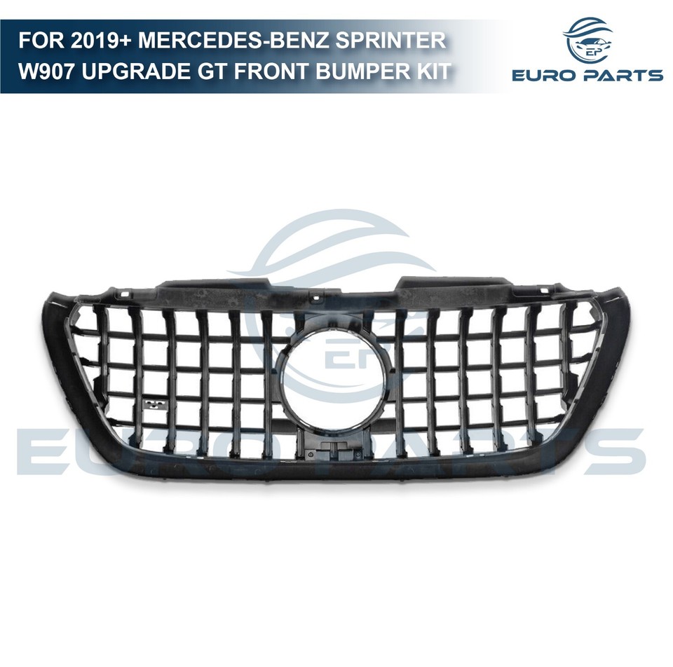 For 2019+ Mercedes-Benz W907 Sprinter Facelift GT Front Bumper Body Kit ...