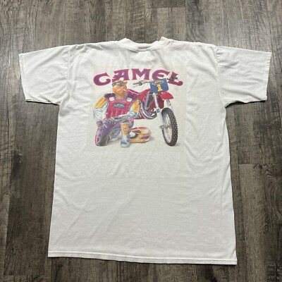 Vintage Joe Camel Motocross Supercross Racing Bike Cigarette T Shirt | eBay