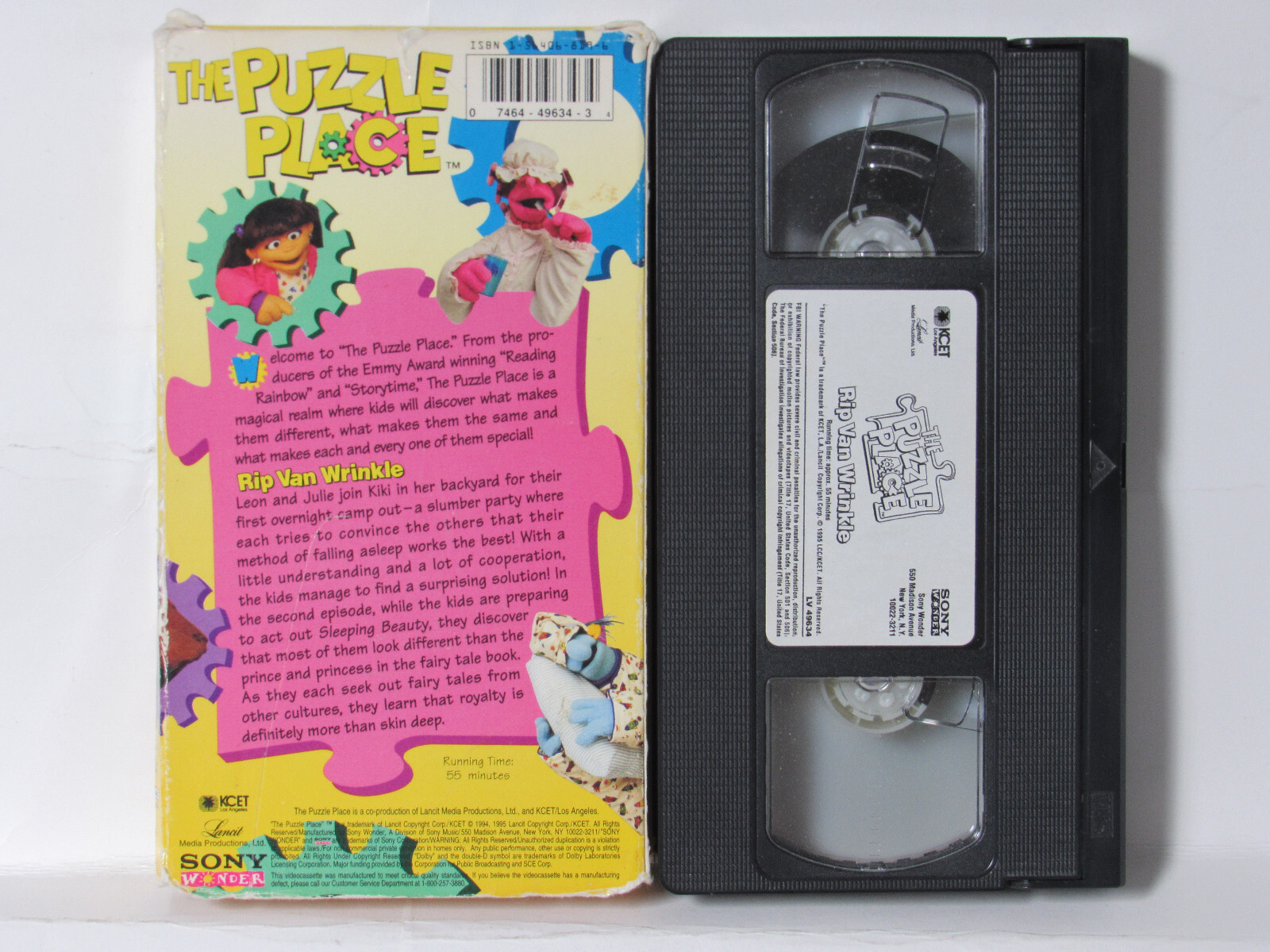 The Puzzle Place Rip Van Wrinkle (VHS) Kids Video Tape buy 2 get 1 FREE ...