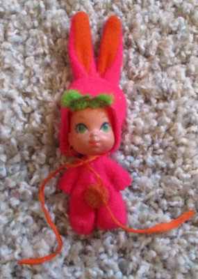 Vintage Mattel Liddle Kiddles PINK FUNNY BUNNY Animiddle Kiddle Doll w ...