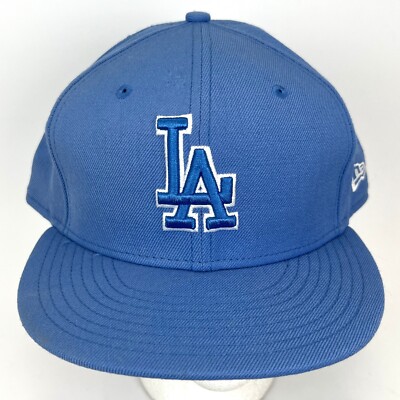 Los Angeles Dodgers 59FIFTY New Era Light Baby Sky Blue Fitted Cap Hat ...