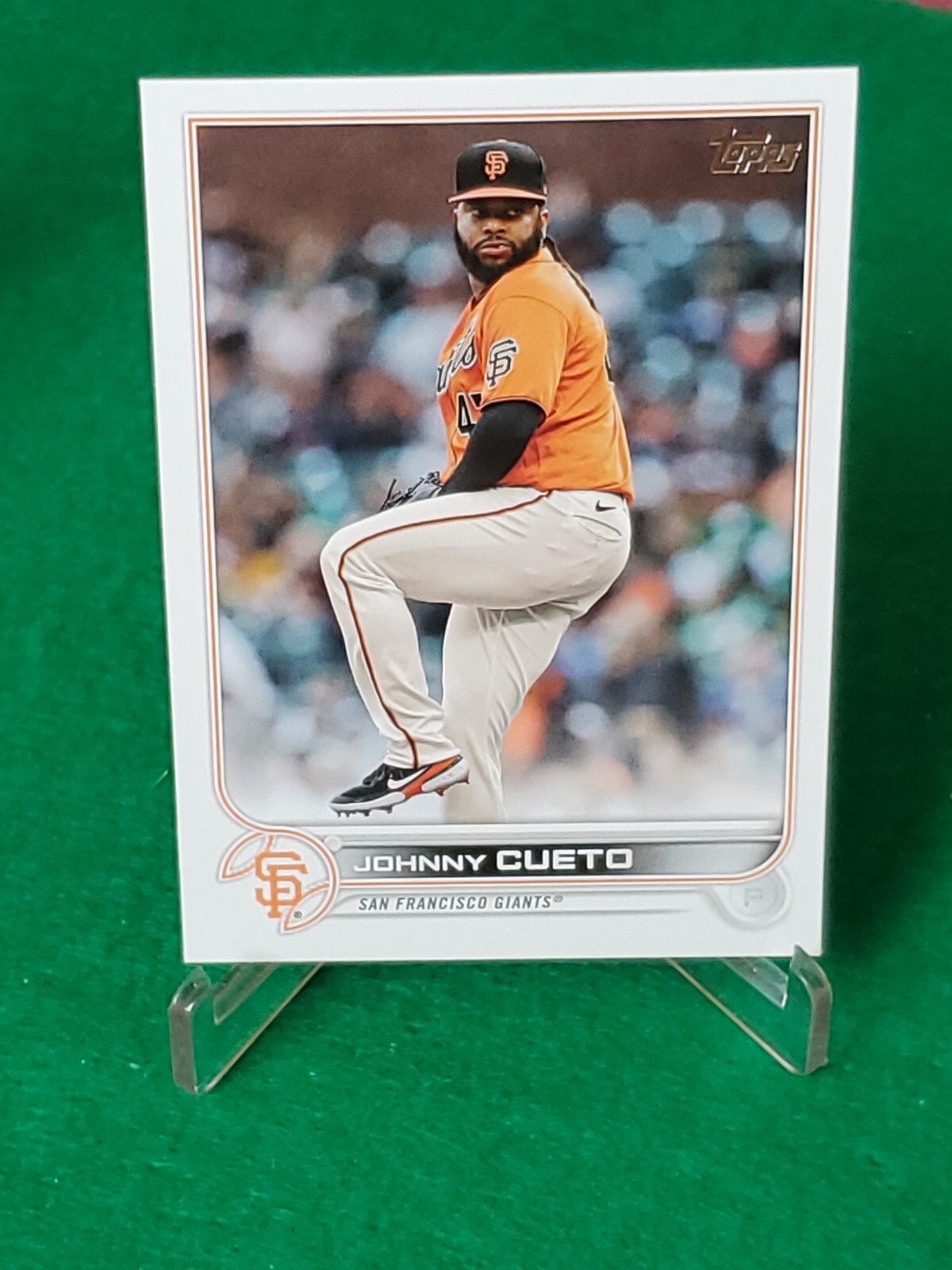 2022 Topps Series 1 Johnny Cueto #73 San Francisco Giants Baseball Card ...