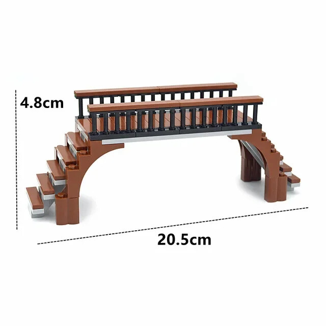 City Tree Green Bush Garden MOC Flower Grass for Lego Building Blocks ...
