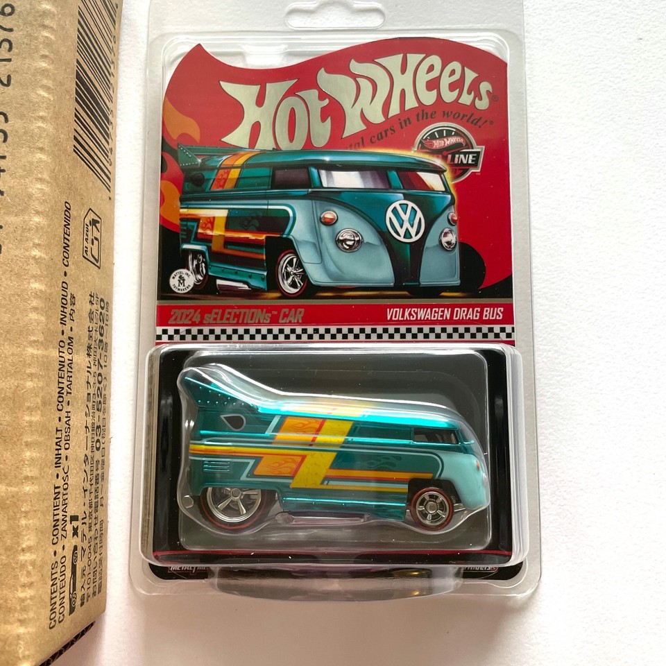 Hot Wheels Collectors RLC sELECTIONs VW Drag Bus HWF24-9893 NIB | eBay