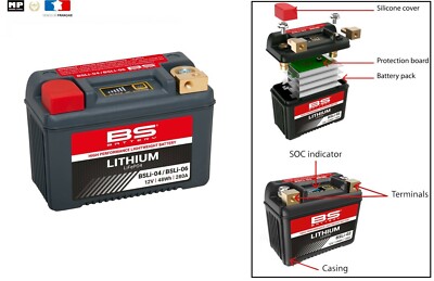Batterie Lithium BS BATTERY BSLI-04/06 Honda CB 400 A Twin Automatic ...