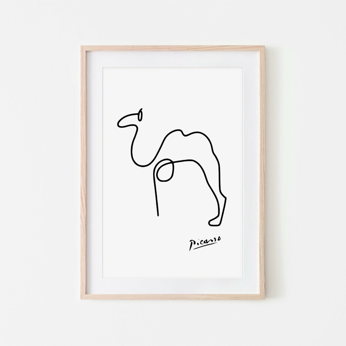 Picasso Line Drawings Camel