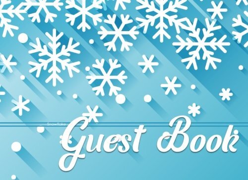 SNOWFLAKE GUEST BOOK: (VISITOR LOG BOOK SNOWFLAKE 8X6) By Micheal Leon ...