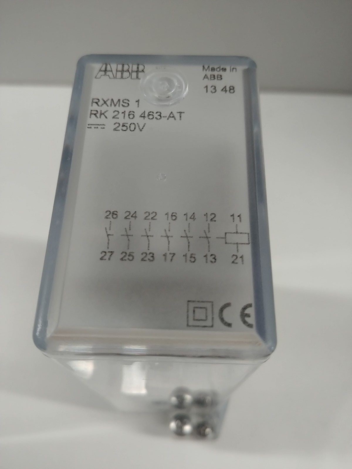 NEW OLD STOCK! ABB 250V AUXILIARY RELAY RXMS1-RK216463-AT | eBay