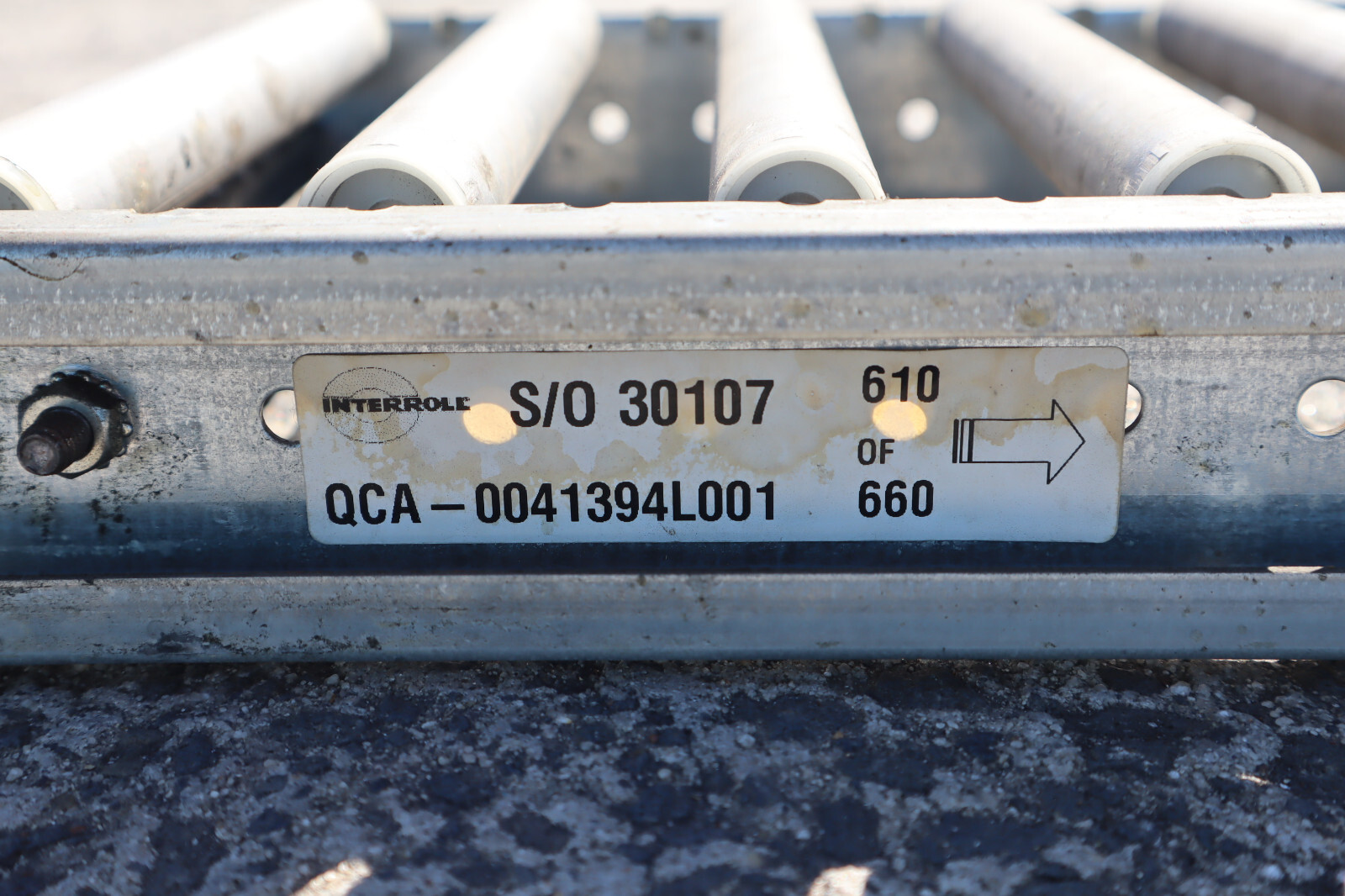 Interroll Rack Roller Conveyor - 1.9m long 195mm Wide | eBay Australia