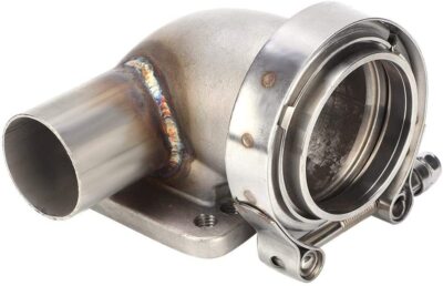 Stainless Steel 2.5 inches V-Band T3/T4 Turbo Turbocharger Elbow ...