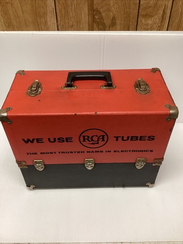 Vintage RCA Electron Vacuum Tube Radio Repairman Carry Caddy Case Tool ...