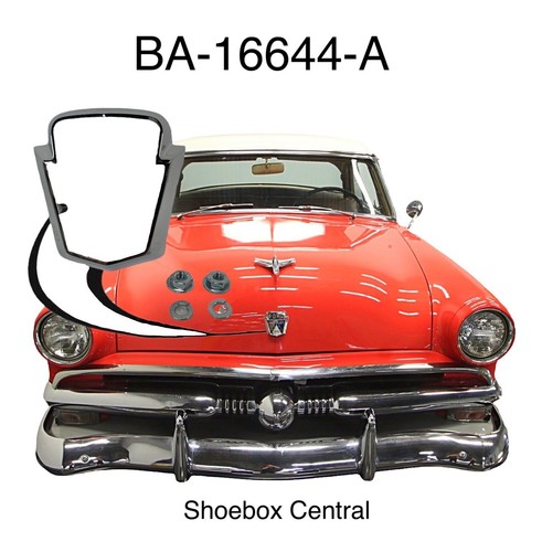 1952 1953 1954 Ford Hood Emblem Chrome Retainer Bezel | eBay