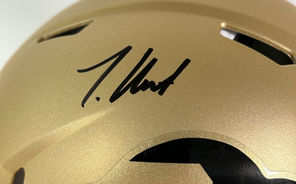 Travis Hunter Autographed/Inscribed "24 Heisman" CU Buffs Pro Helmet ...