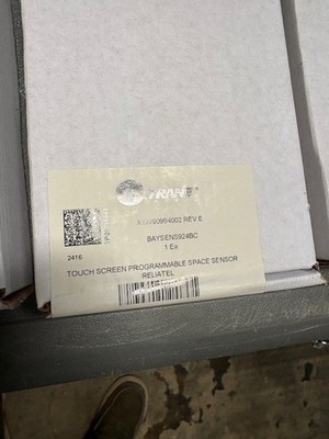 Trane ~ BAYSENS924BC ~ SENSOR TOUCH SCREEN, PROGRAMMABLE SPACE ...