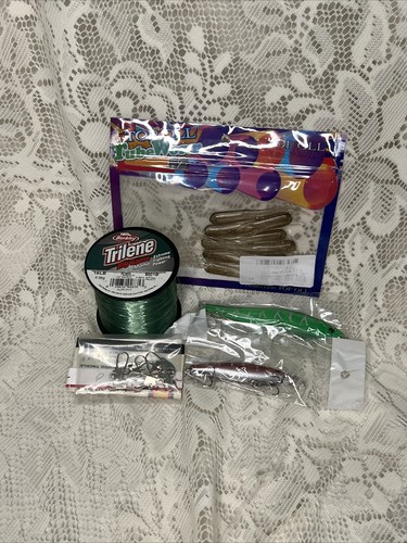 Misc. Fishing Lot, Including Lures, Swivels, Fishing Line And Tube ...