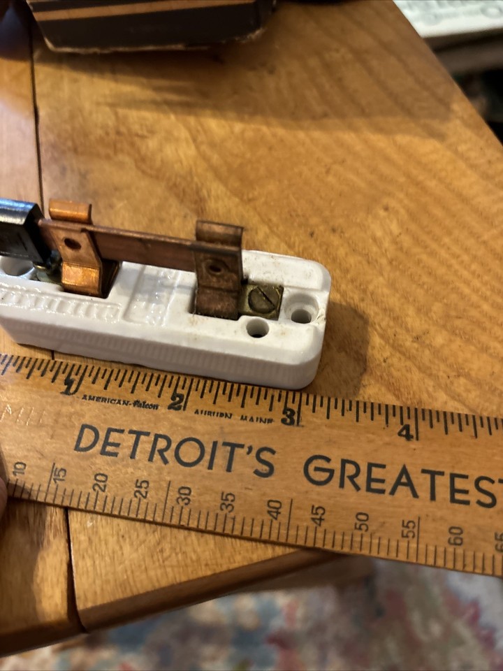 Leviton Porcelain Knife Switch Hit And Miss Engine Switch New Old Stock | eBay