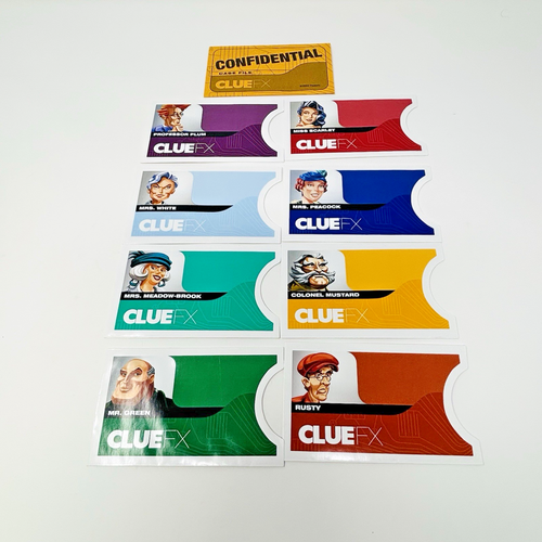 Clue FX Electronic Talking Board Game Replacement Pieces Case File ...