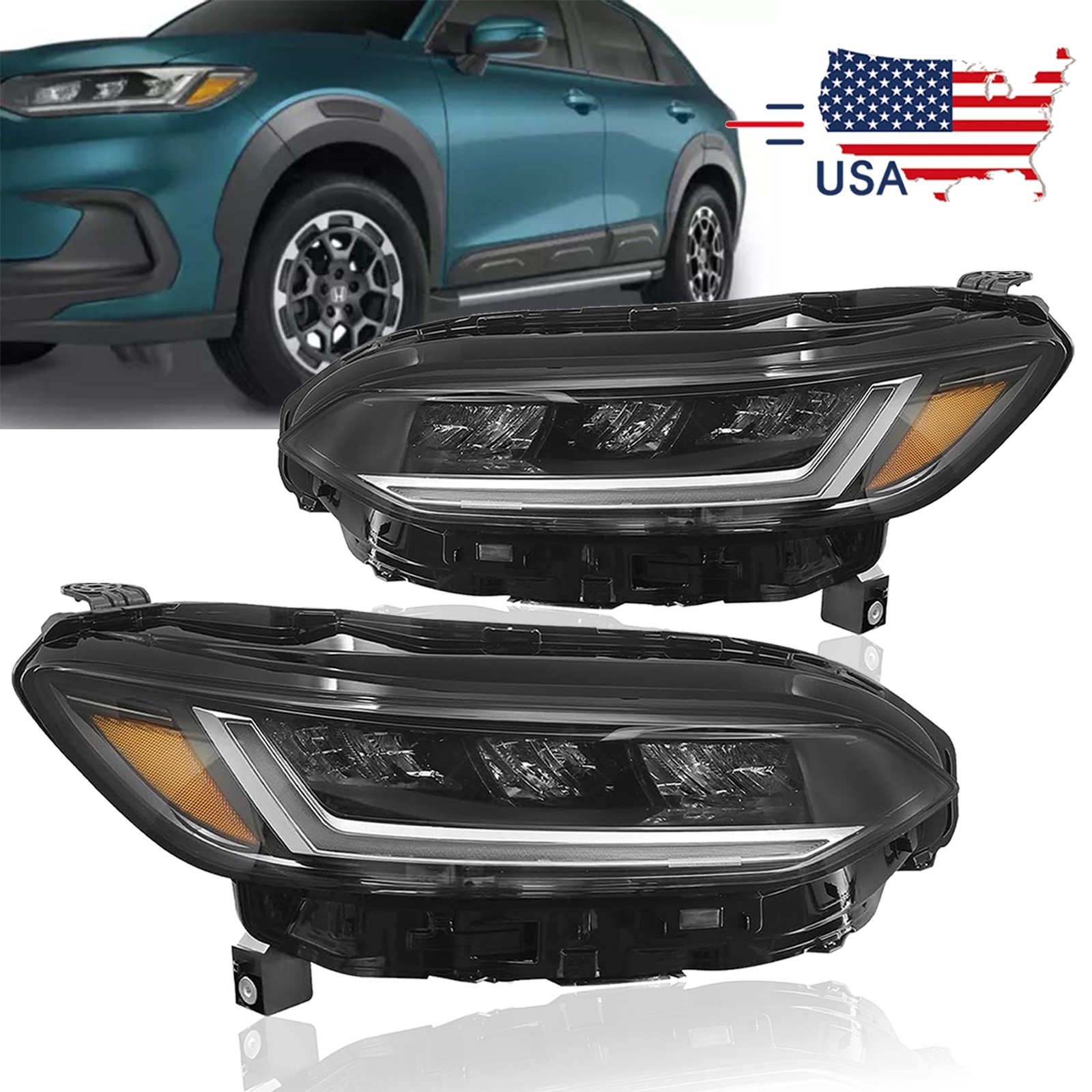 33150-3W0-A02 33100-3W0-A02 LED Headlight Assembly for 2023-2025 Honda ...