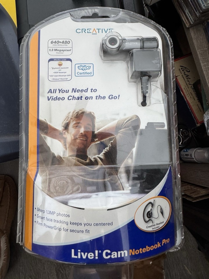 Creative Live! Cam Notebook Pro USB Webcam w/ Hands-free Headset | eBay