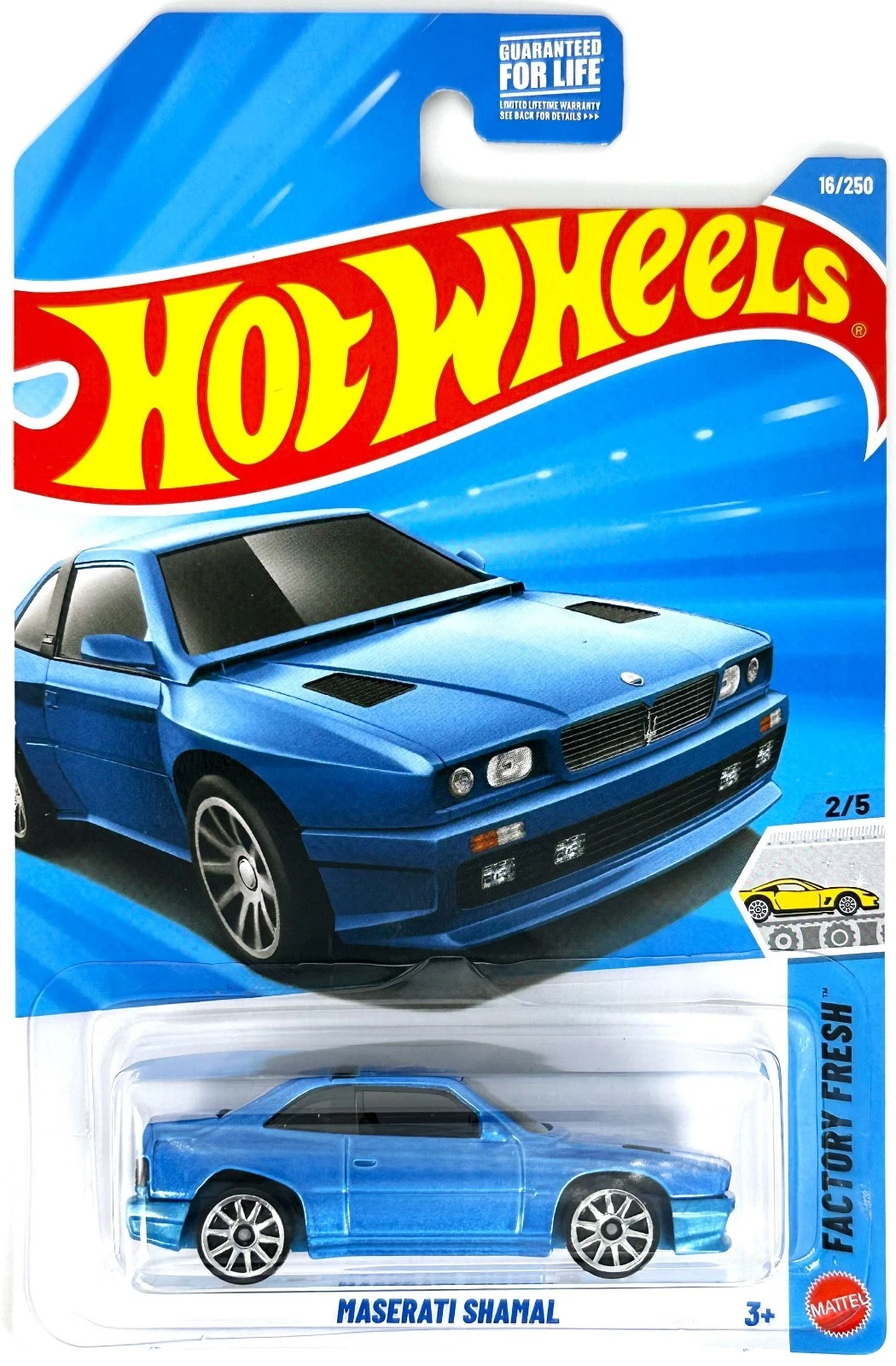 Hot Wheels 2026 A Case Maserati Shamal Factory Fresh #2/5 New Blue ...