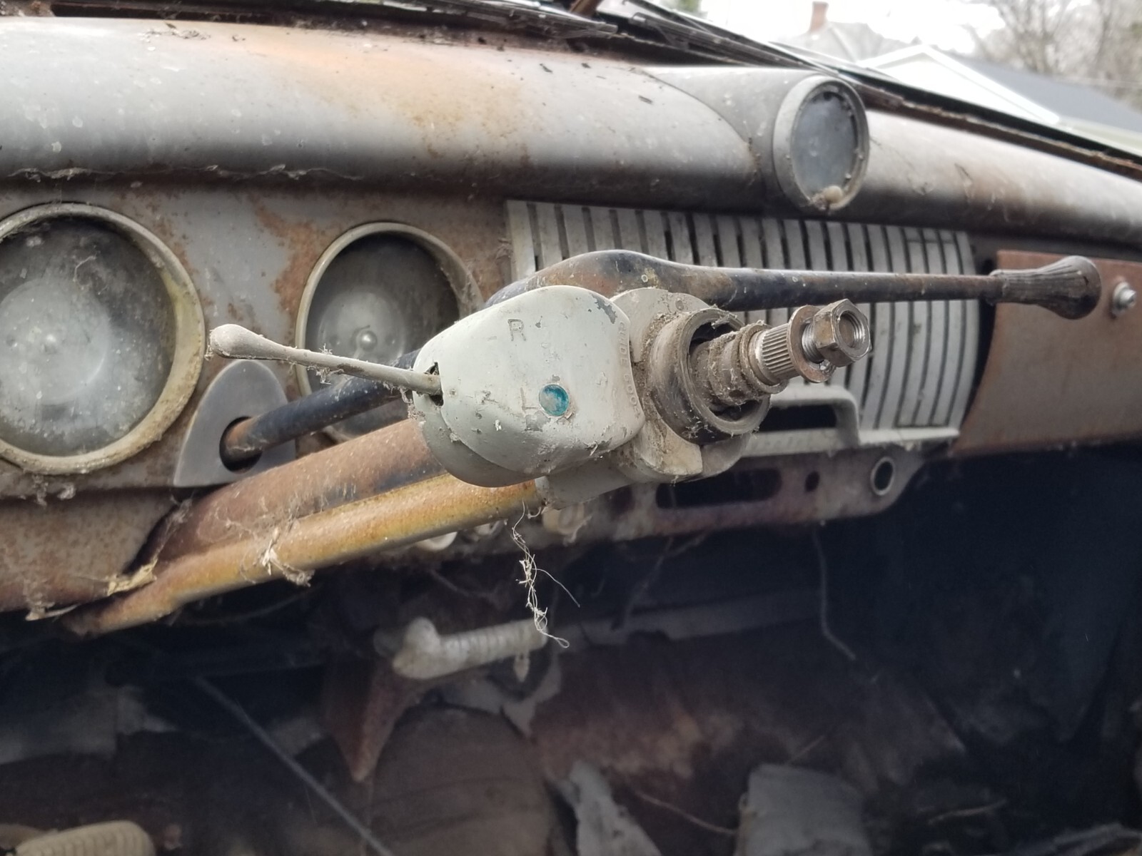 1949-1952 Chevy Chevrolet Steering Column & Box with Shifter 49 50 51 ...