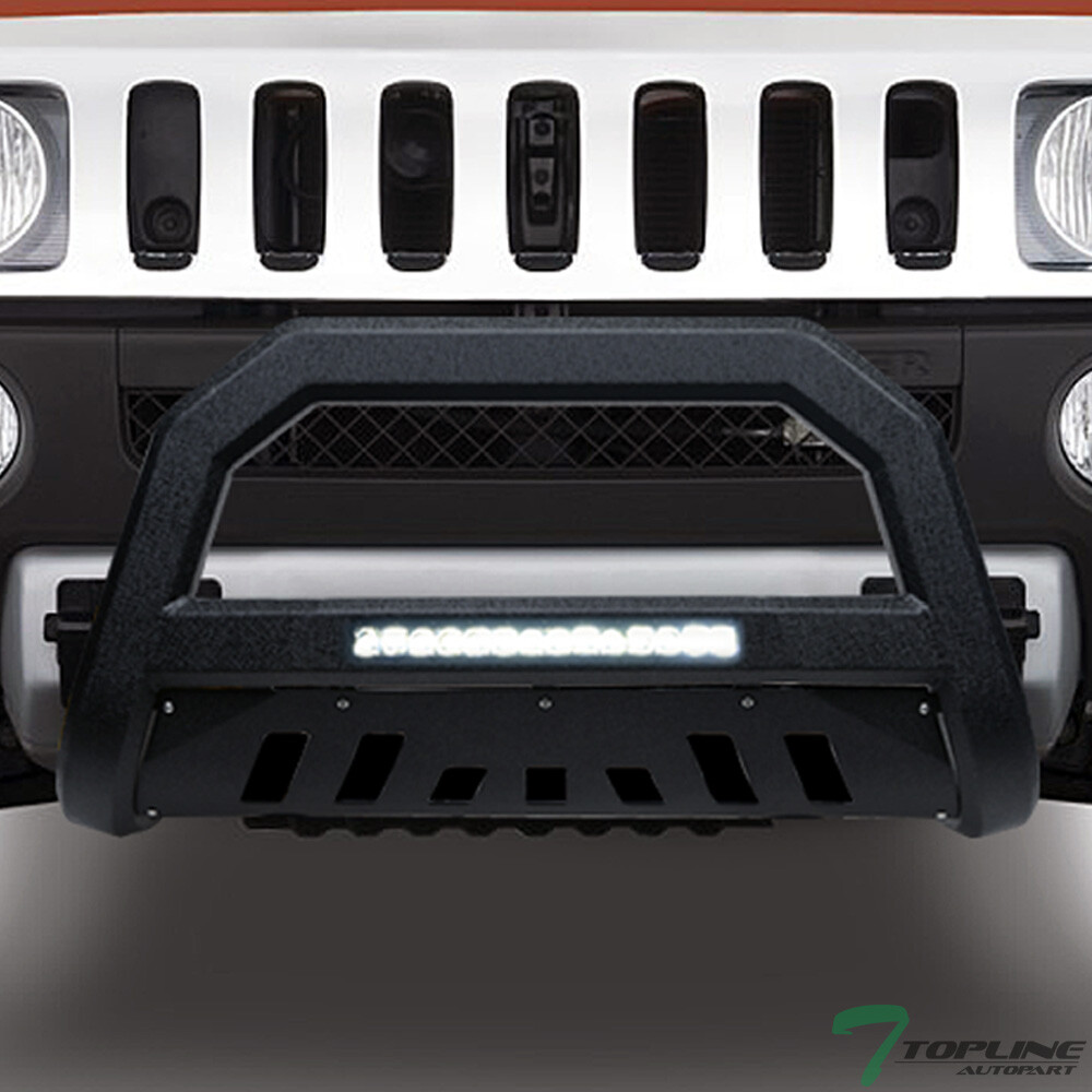 Topline For 2006-2010 Hummer H3 AVT Aluminum LED Bull Bar Guard ...