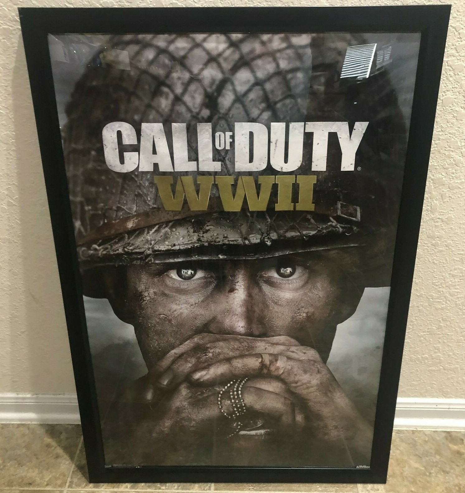 Call of Duty WWII ACTIVISION Trends Black Framed Poster 24.25" x 35.75 ...