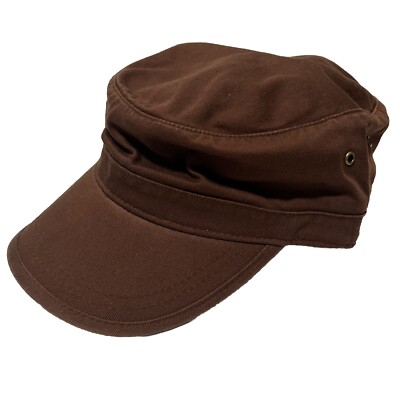 Military Hat - Brown Econscious Fidel Cadet Twill Cap - 100% Organic ...